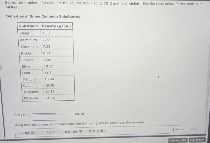 Solved A general chemistry student found a chunk of metal in | Chegg.com