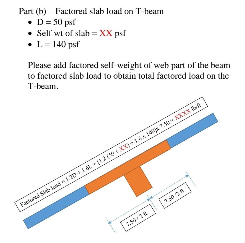 Solved (b) Design the critical interior span of the beam as | Chegg.com