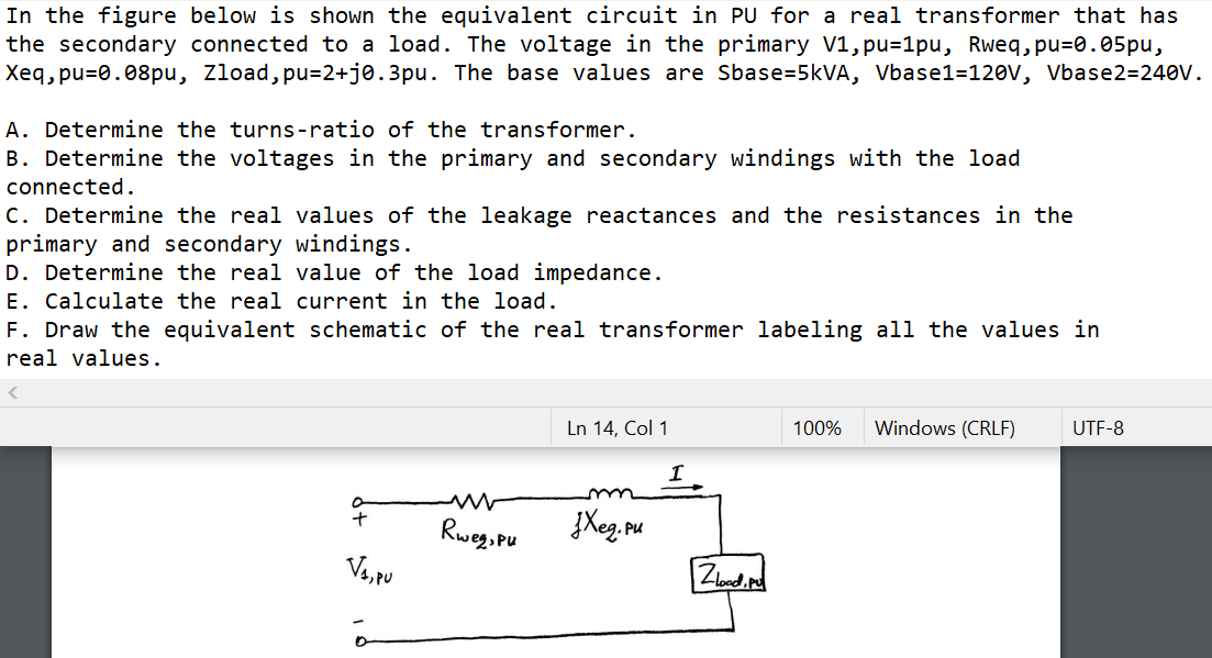 Solved In the figure below is shown the equivalent circuit | Chegg.com