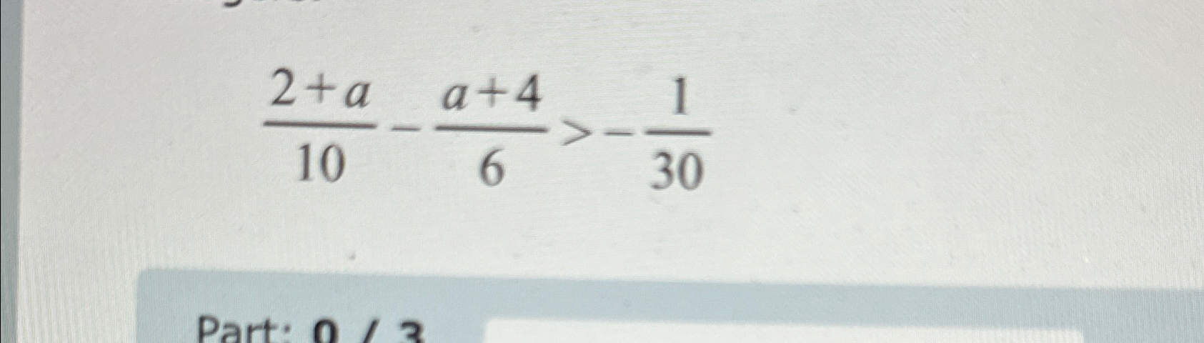 Solved 2+a10-a+46>-130Set-builder notation | Chegg.com