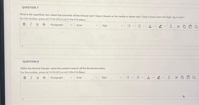 Solved What is the superficial vein called that branches off | Chegg.com