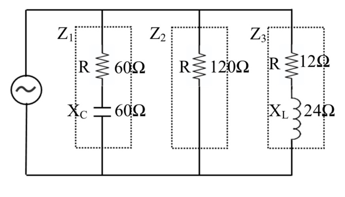 Solved Determine real, reactive and complex power for each | Chegg.com
