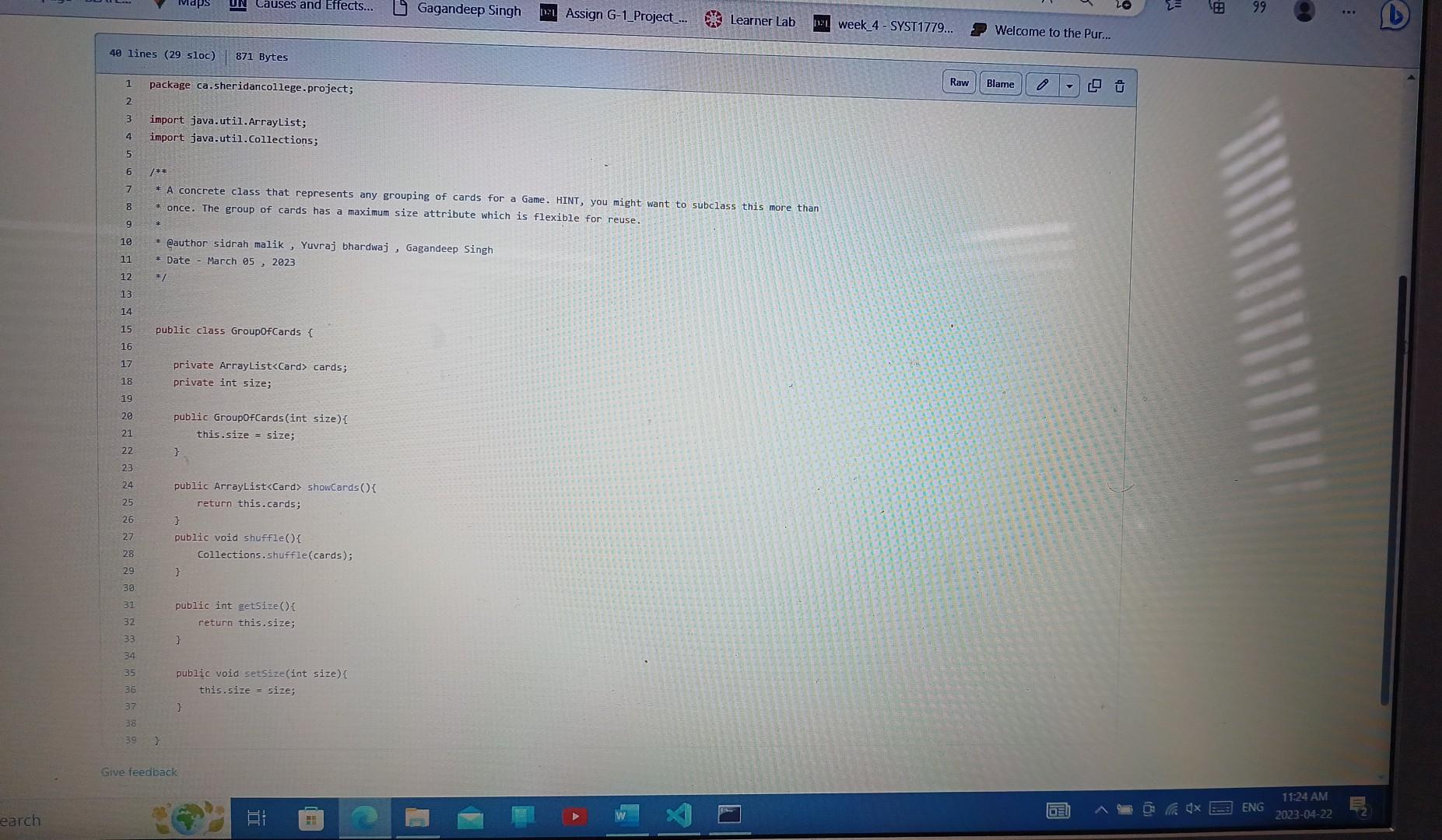 Solved 30 lines (18 sloc ∣715 Bytes package | Chegg.com