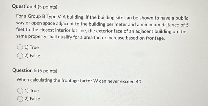 Solved For a Group B Type III-B construction buildling | Chegg.com