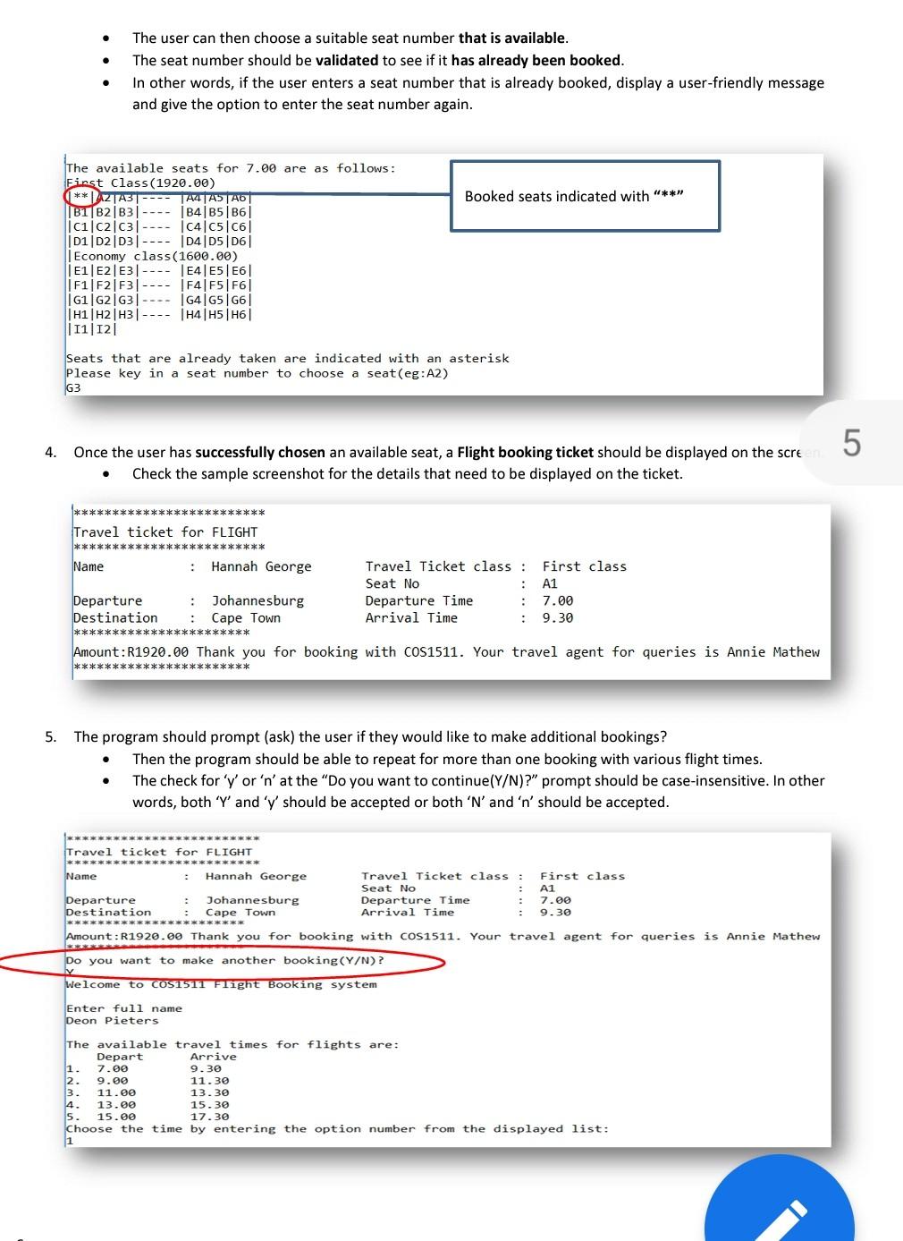 Solved Introduction You are required to write a program that | Chegg.com