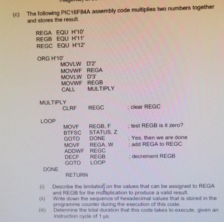 Solved 7.0 INSTRUCTION SET SUMMARY Each PIC16CXX Instruction | Chegg.com