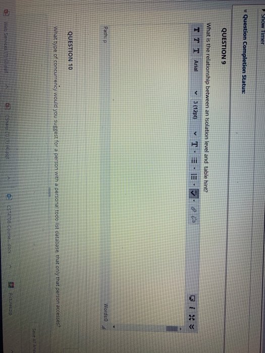 Solved Show Timer Question Completion Status: QUESTION 9 | Chegg.com