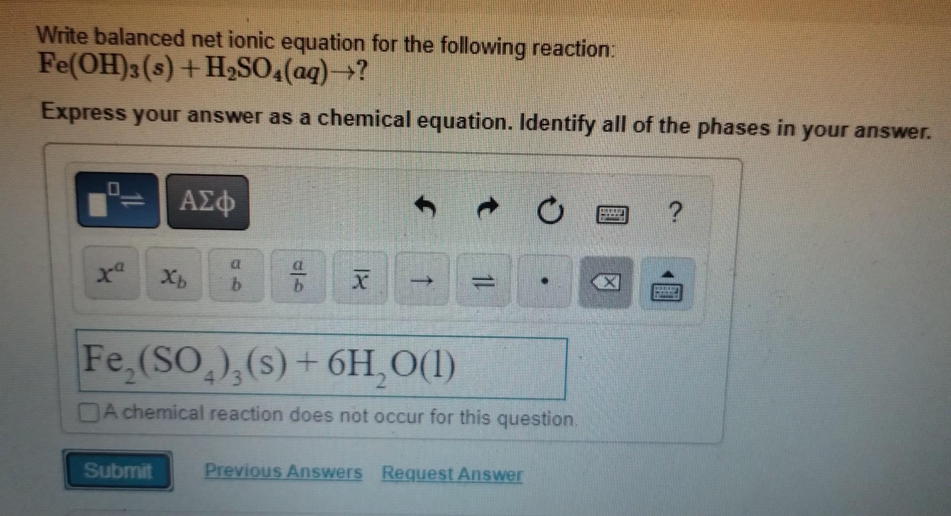 Solved Write balanced net ionic equation for the following | Chegg.com