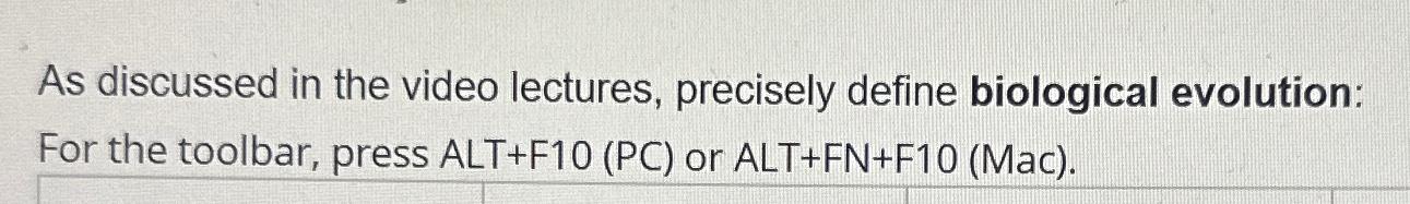 Solved As discussed in the video lectures, precisely define | Chegg.com