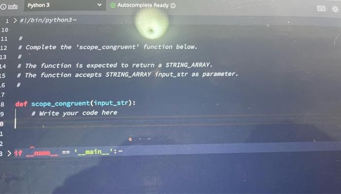 Solved 1. Logic: Scope Congruence of Strings In order to | Chegg.com