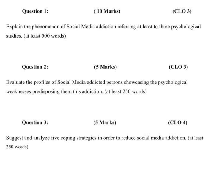 Solved Question 1: (10 Marks) (CL03) Explain the phenomenon | Chegg.com Solved Question 1: (10 Marks) (CL03) Explain the phenomenon | Chegg.com
