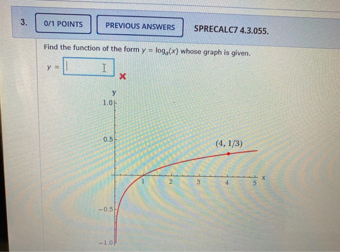 Solved 3. O/1 POINTS 0/1 POINTS PREVIOUS ANSWERS PREVIOUS A | Chegg.com