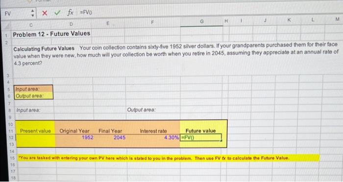 Calculating Future Values Your coin collection | Chegg.com