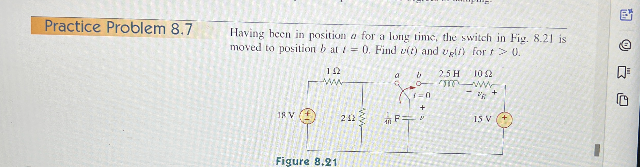 Solved Practice Problem 8.7Having been in position a for a | Chegg.com
