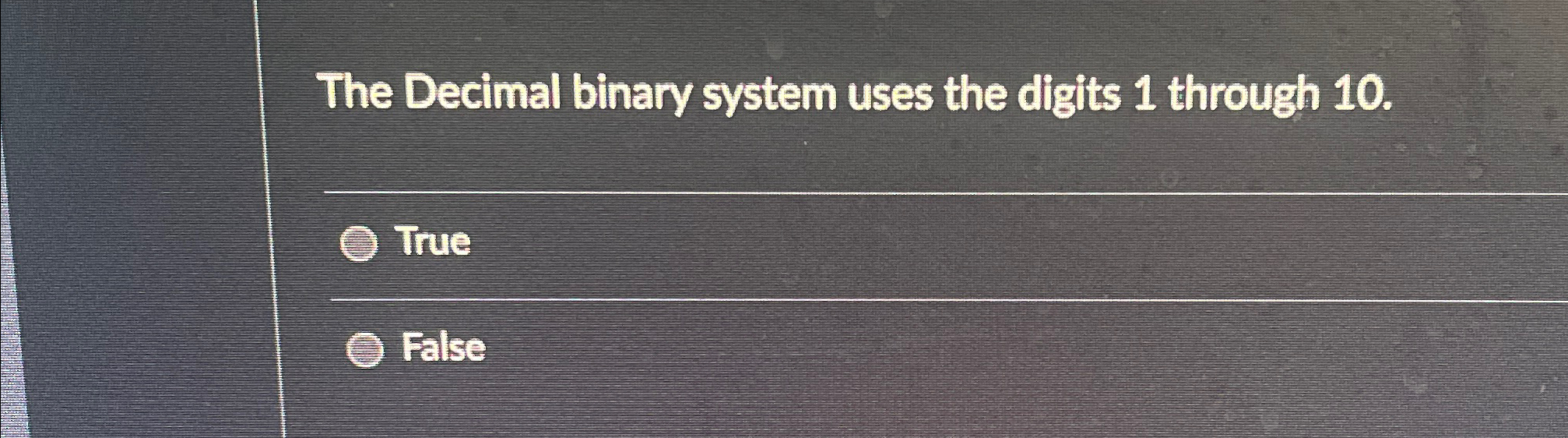 Solved The Decimal binary system uses the digits 1 ﻿through | Chegg.com