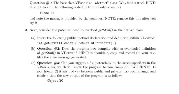 Solved // Simple file That implements two classes // and | Chegg.com