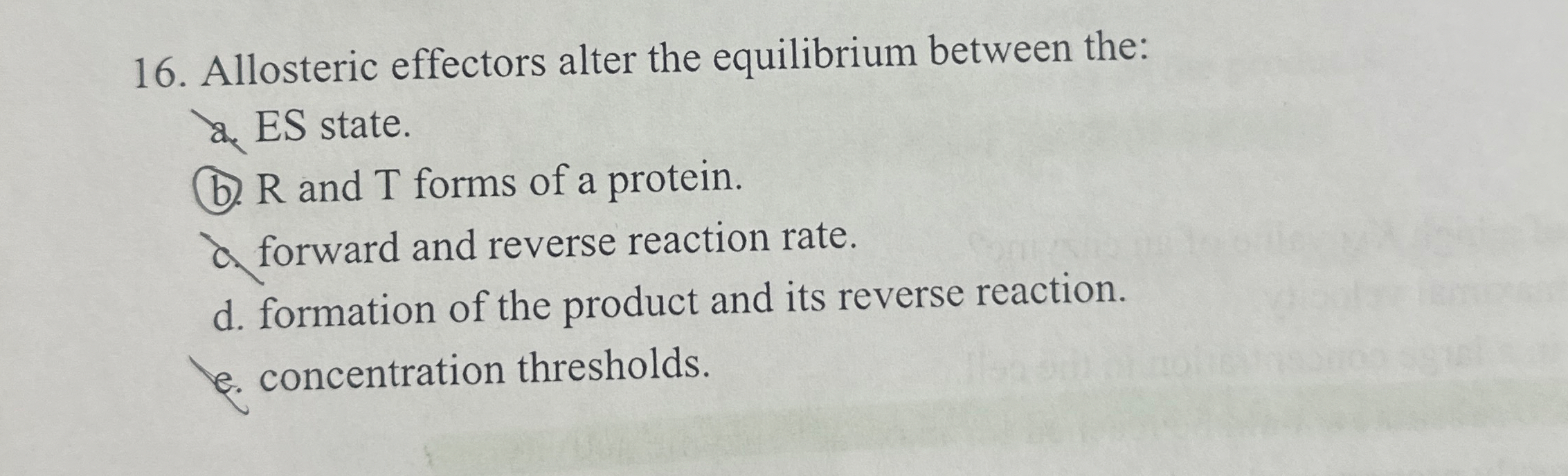 Solved Allosteric effectors alter the equilibrium between | Chegg.com