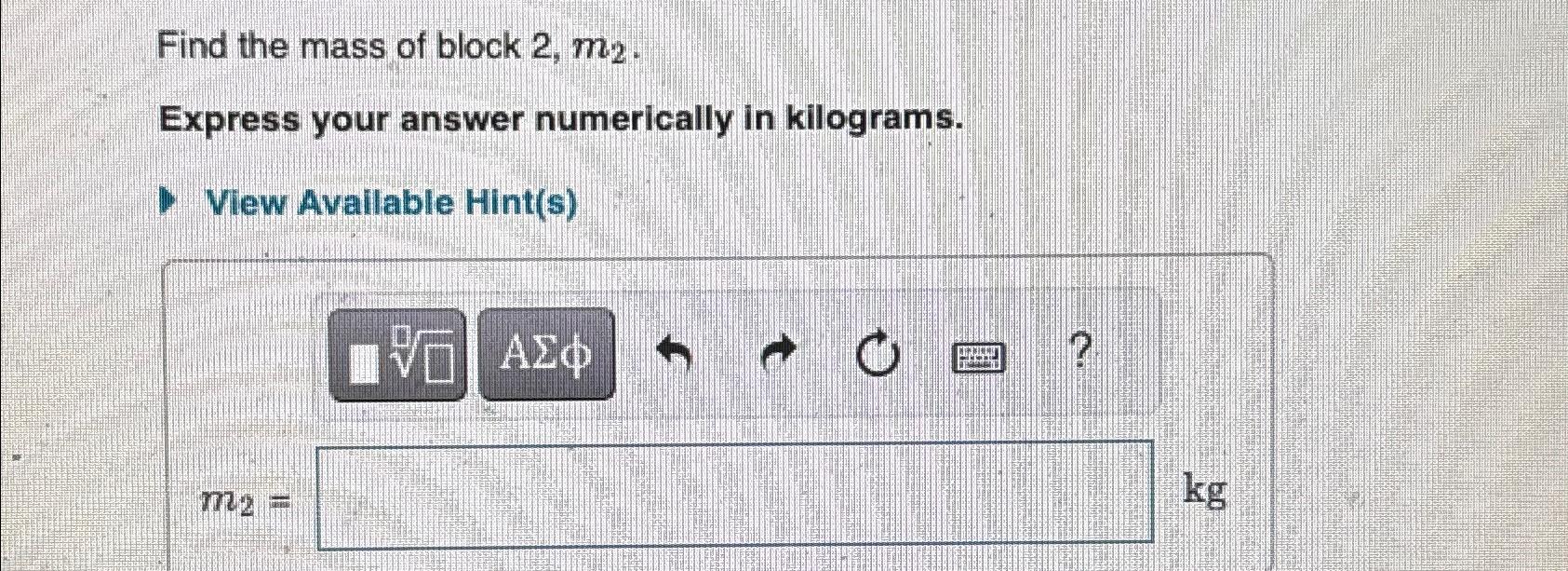 (Figure 1)Block 1, ﻿of mass m1=0.500kg, ﻿is connected | Chegg.com