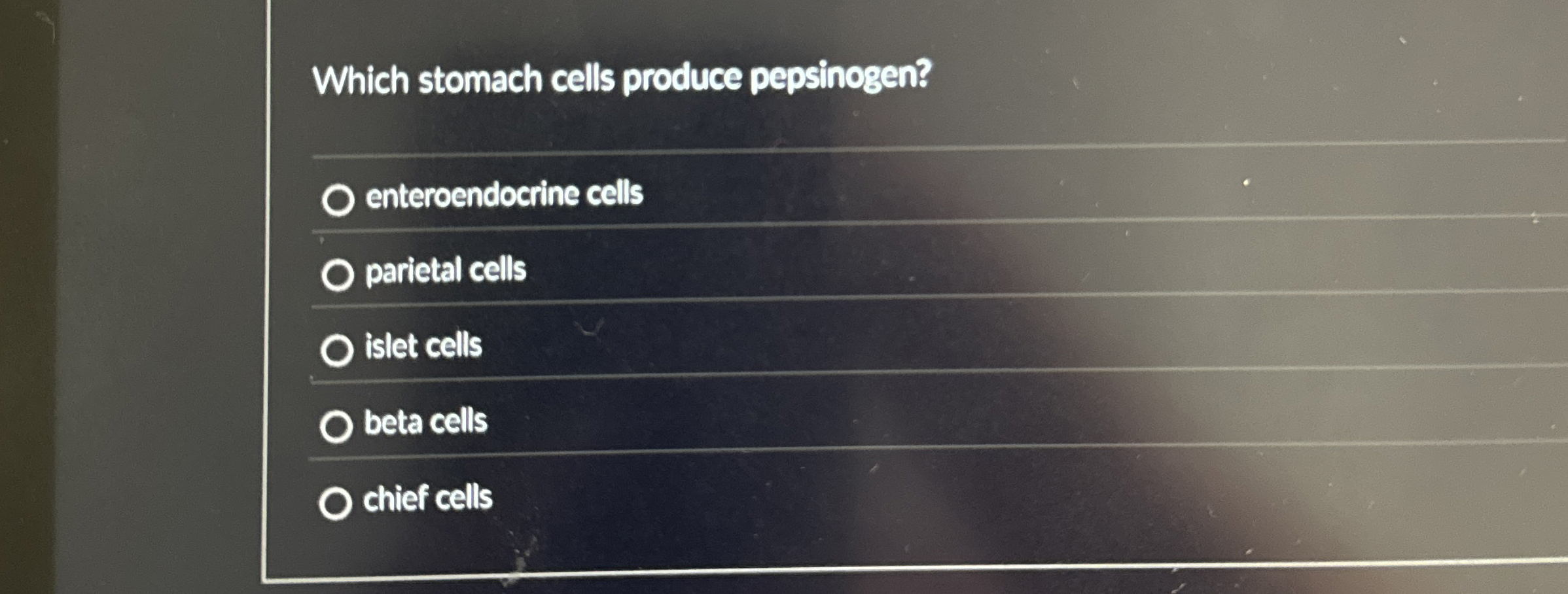 Solved Which stomach cells produce | Chegg.com
