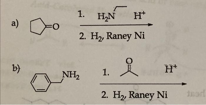 Solved 1. 2. H2, Raney Ni | Chegg.com