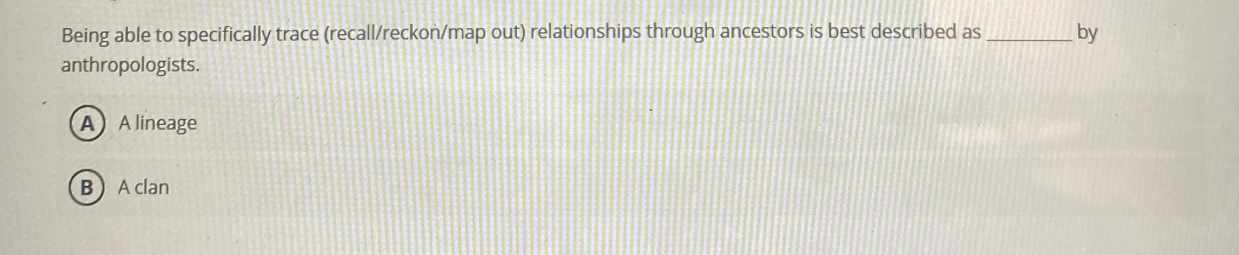Solved Being able to specifically trace (recall/reckon/map | Chegg.com