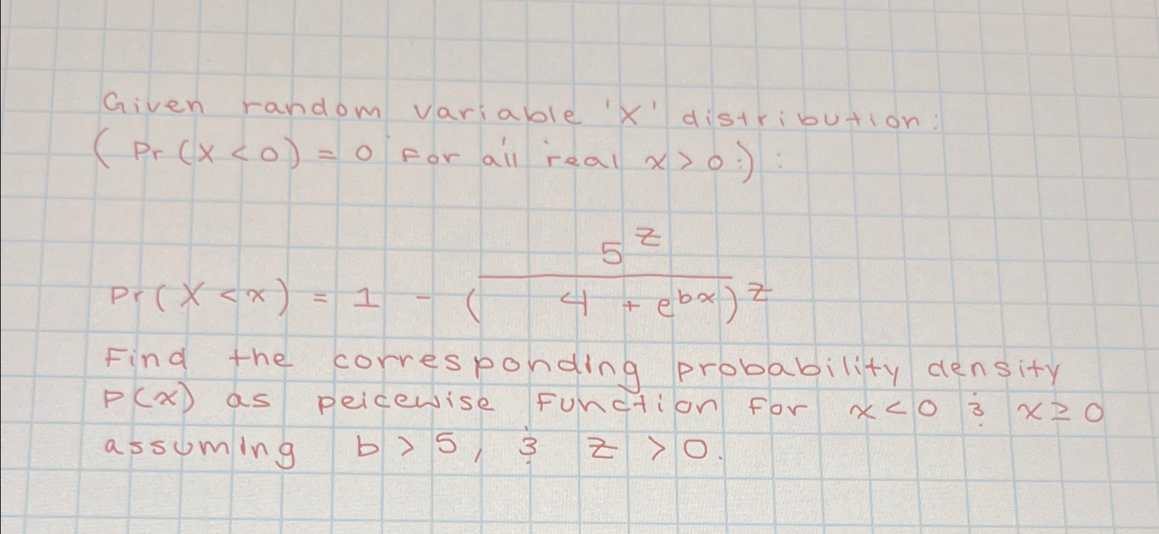 Solved Given random variable ' x ' ﻿distribution:( )