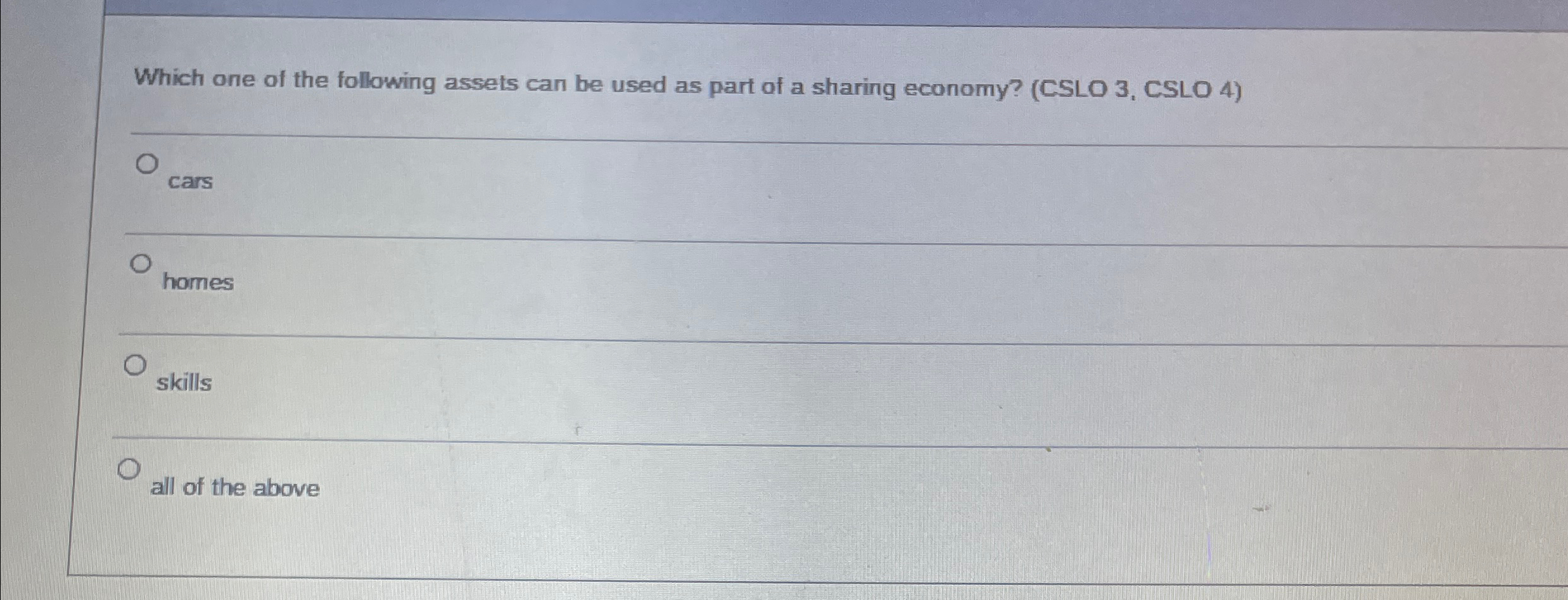 Solved Which one of the following assets can be used as part | Chegg.com