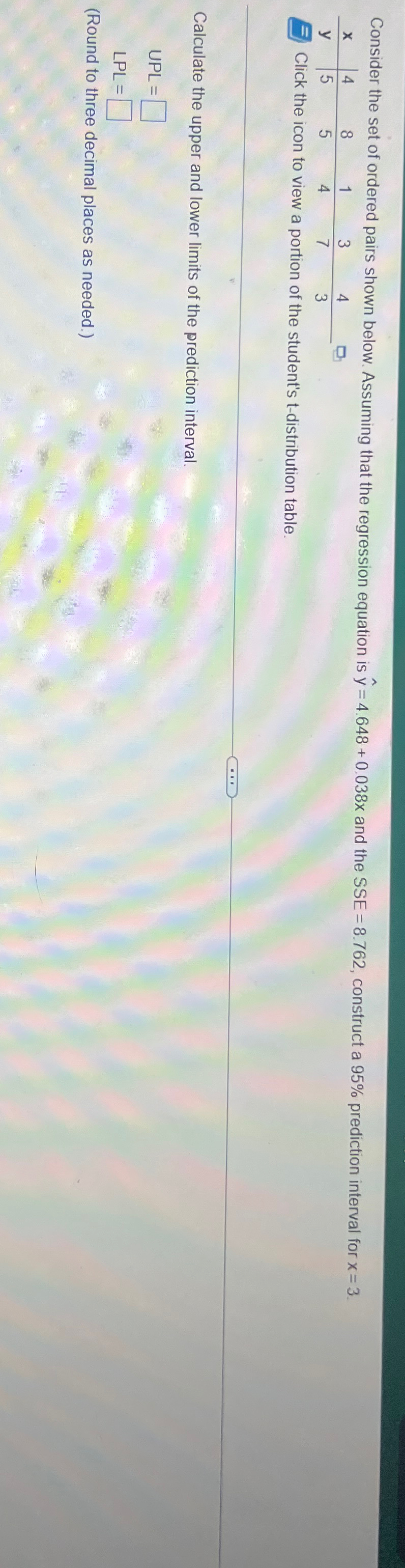Solved Consider the set of ordered pairs shown below. | Chegg.com