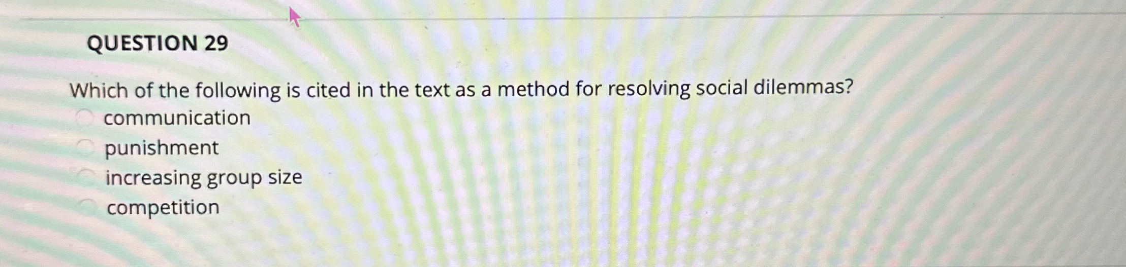 Solved QUESTION 29Which of the following is cited in the | Chegg.com