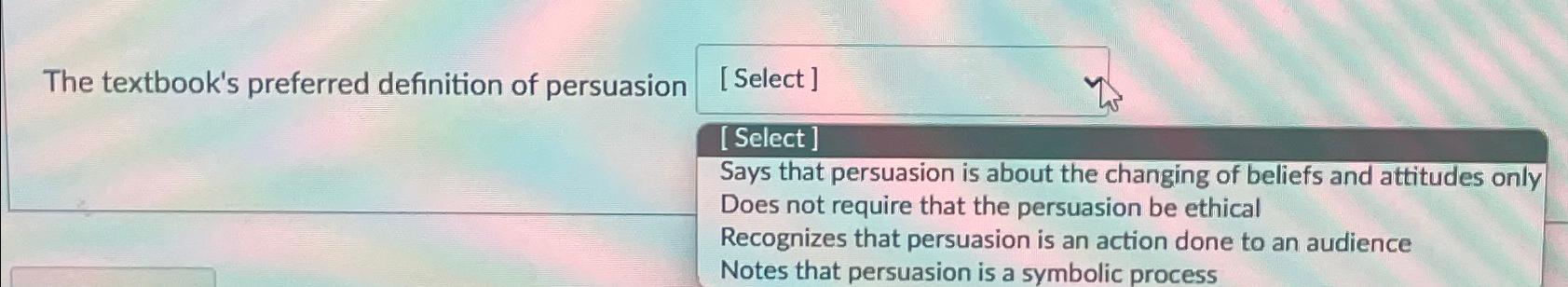 Solved The textbook's preferred definition of | Chegg.com
