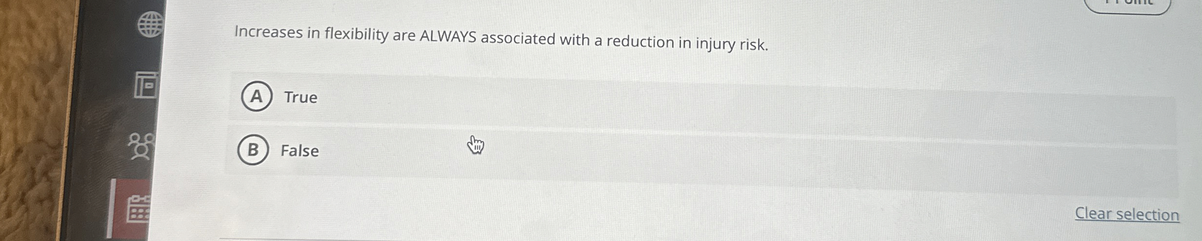 Solved Increases in flexibility are ALWAYS associated with a | Chegg.com