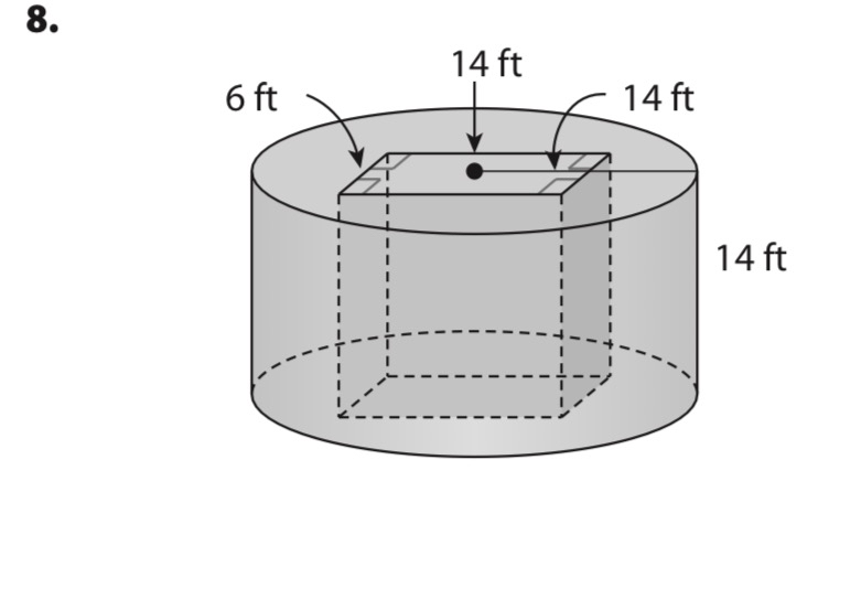 Solved may you help me find the total surface area for this | Chegg.com