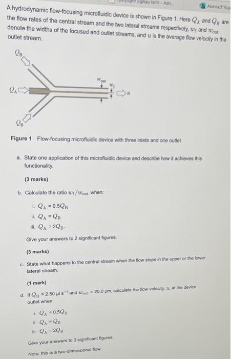 Solved Siulait - Adna Asesiad Ysg A hydrodynamic | Chegg.com Solved Siulait - Adna Asesiad Ysg A hydrodynamic | Chegg.com