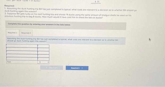 Solved Exercise 11-16 (Algo) Identification of Relevant | Chegg.com