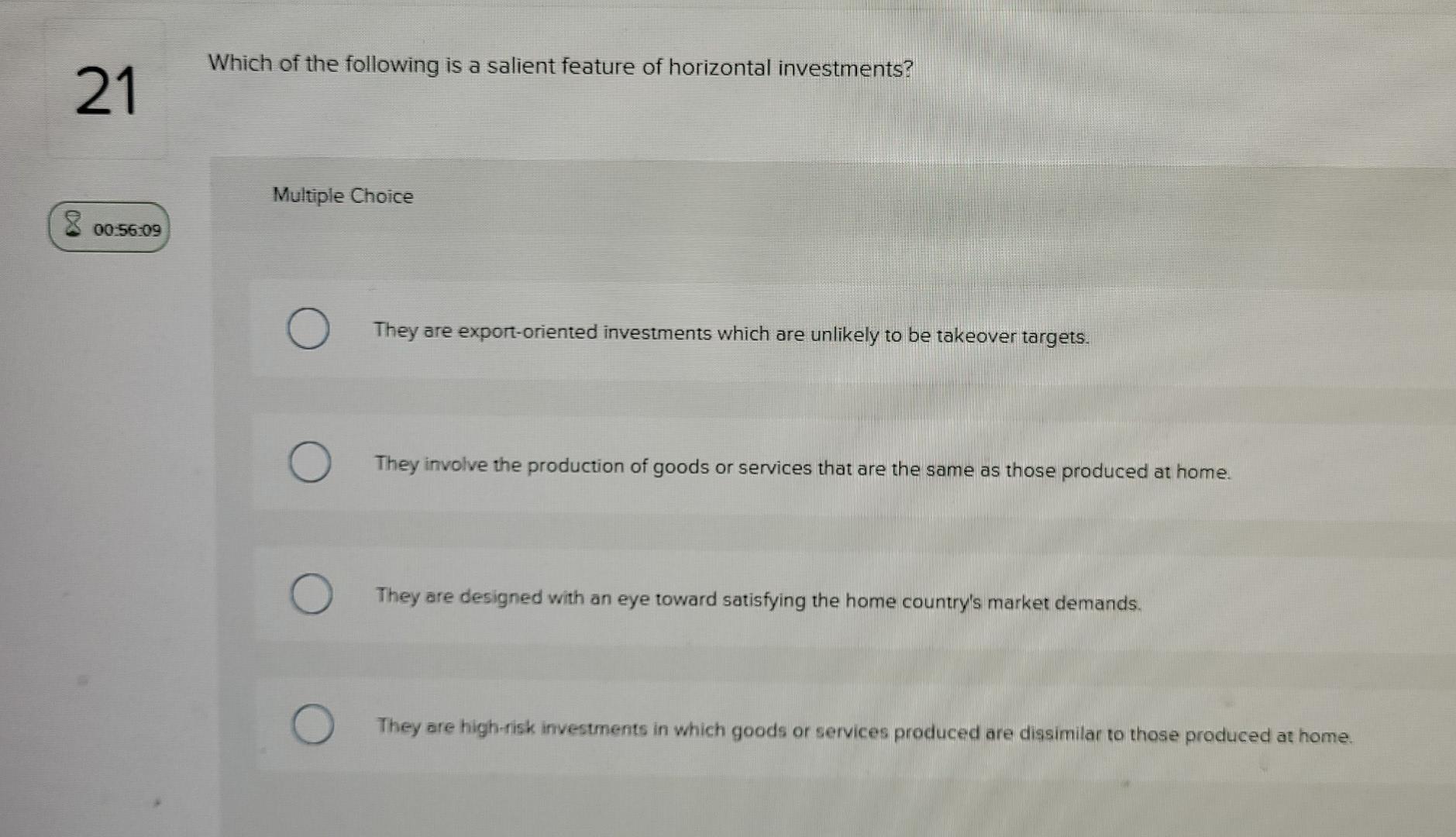 Solved Which of the following is a salient feature of | Chegg.com