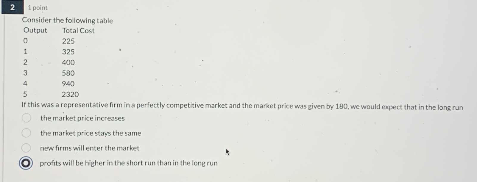 Solved 21 ﻿pointConsider the following | Chegg.com