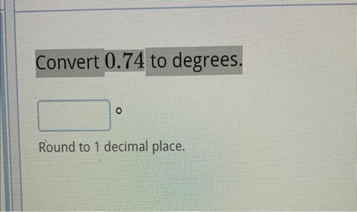 Solved Round to 1 decimal place. | Chegg.com