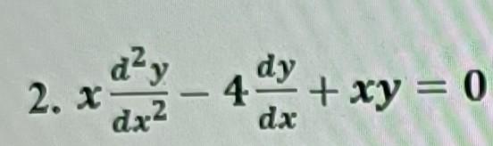Solved Equation by Frobenius serial method at x=0 solve it | Chegg.com