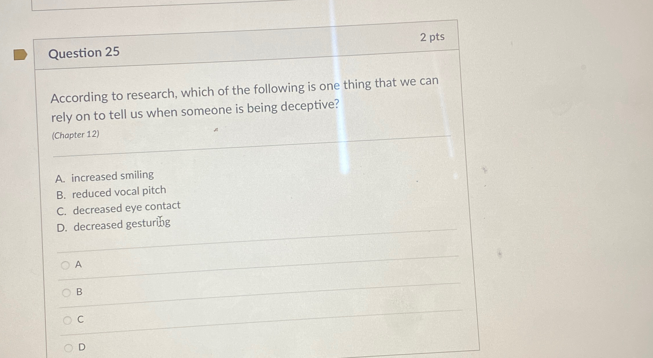 Solved Question 252 ﻿ptsAccording to research, which of the | Chegg.com