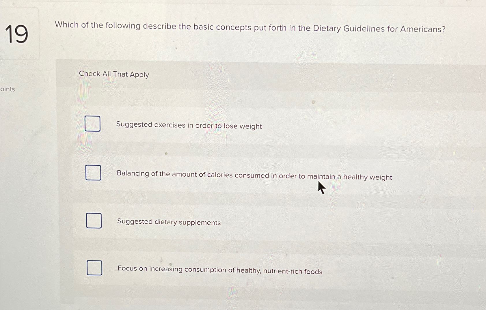 Solved 19Which of the following describe the basic concepts | Chegg.com