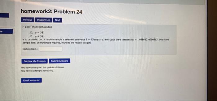 Solved homework2: Problem 24 Previous Problem List Next (1 | Chegg.com