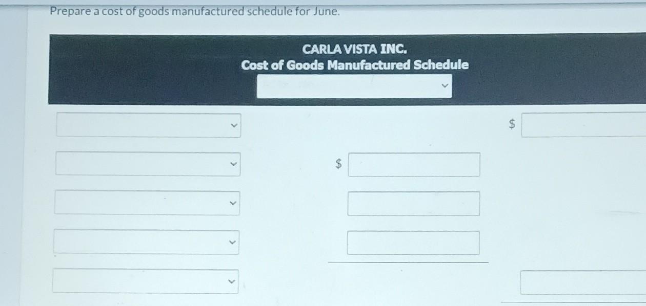 Carla Vista Inc. is a construction company | Chegg.com