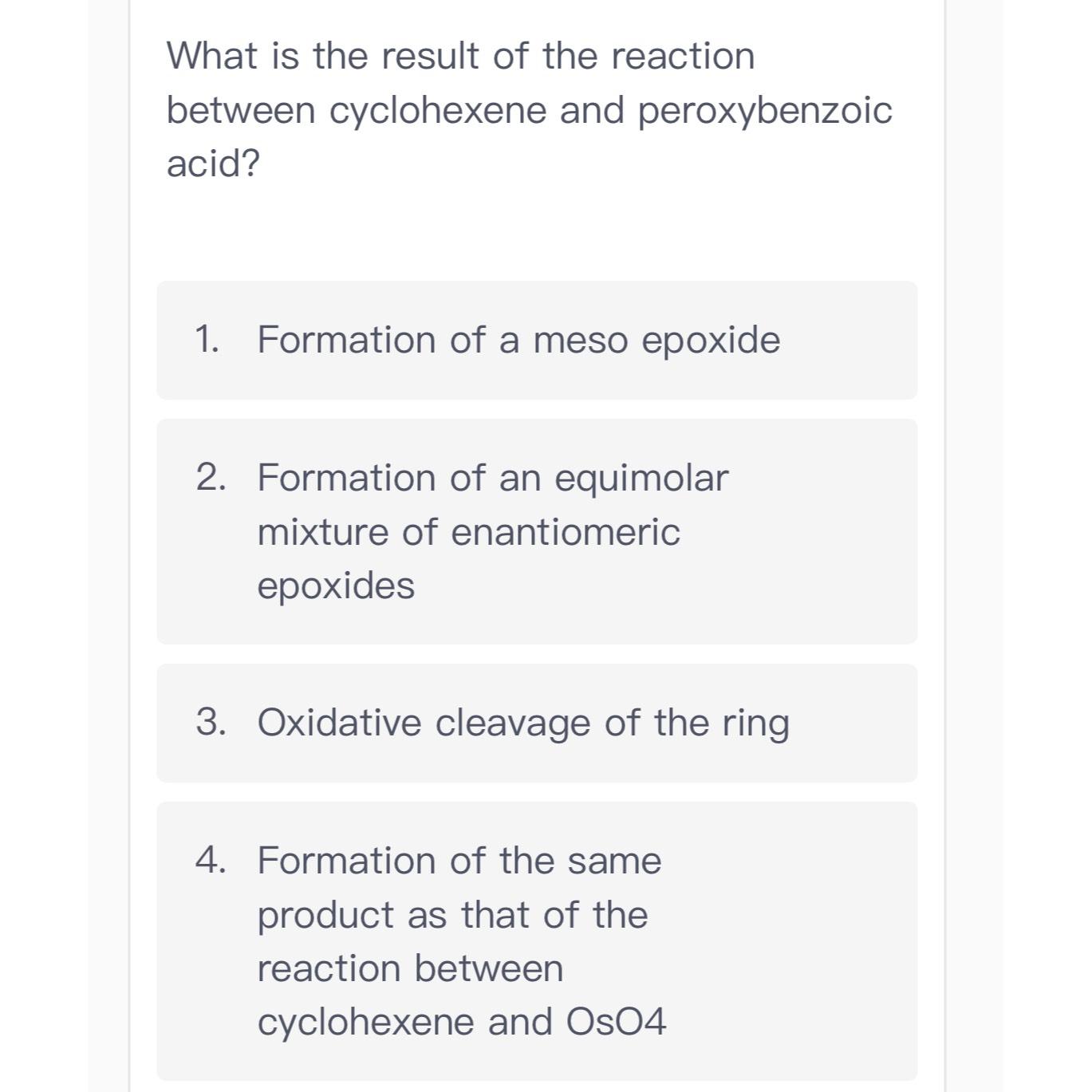 Solved What is the result of the reaction between | Chegg.com