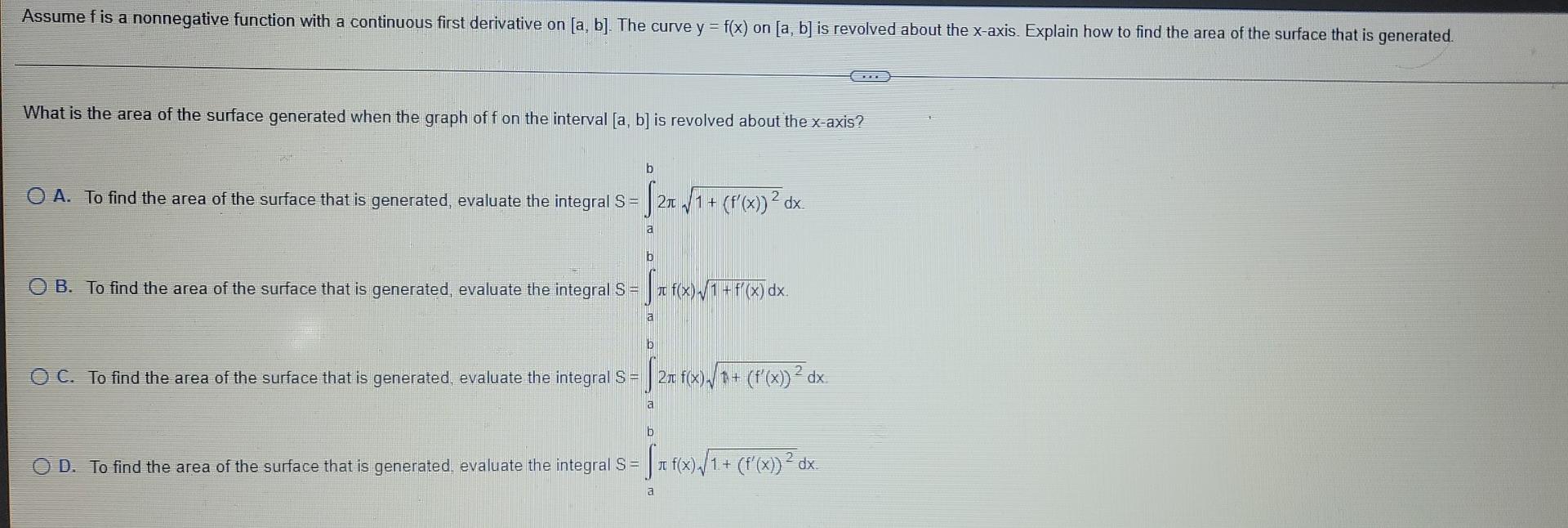 Solved Assume f is a nonnegative function with a continuous | Chegg.com