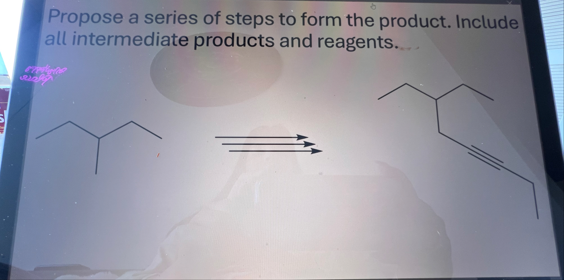 Solved Propose a series of steps to form the product. | Chegg.com