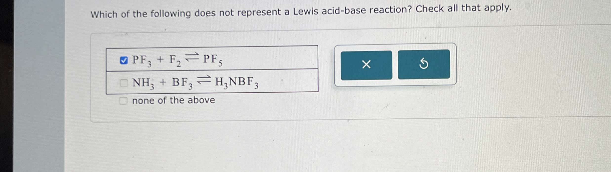Solved Which of the following does not represent a Lewis | Chegg.com
