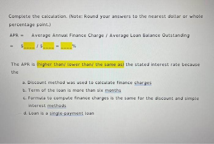 Solved You are taking out a single-payment loan that uses | Chegg.com