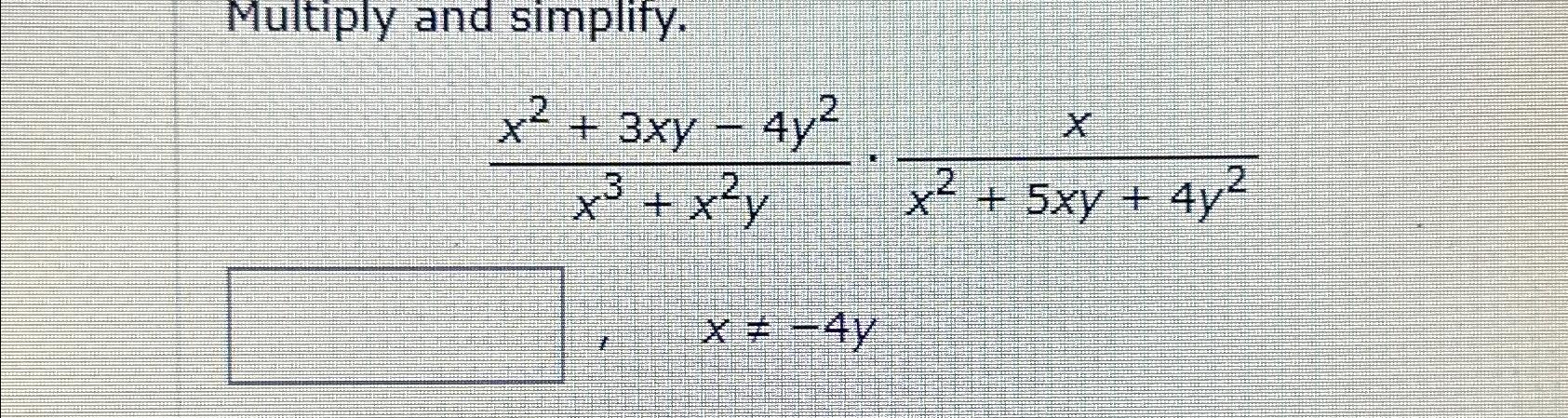 Solved Multiply and | Chegg.com
