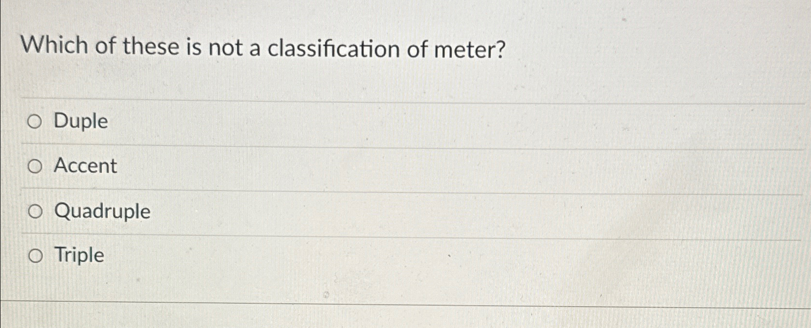 Solved Which of these is not a classification of | Chegg.com
