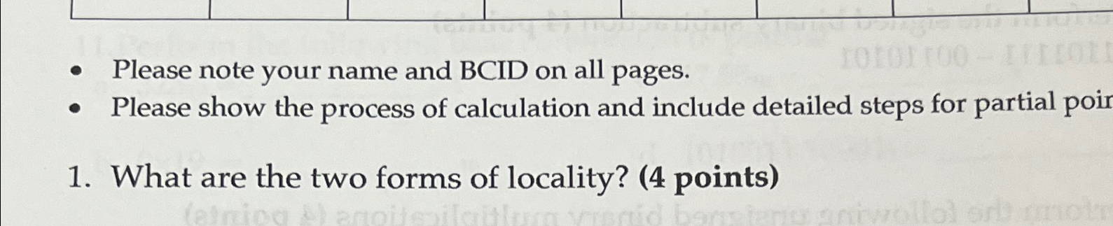 Solved Please note your name and BCID on all pages.Please | Chegg.com